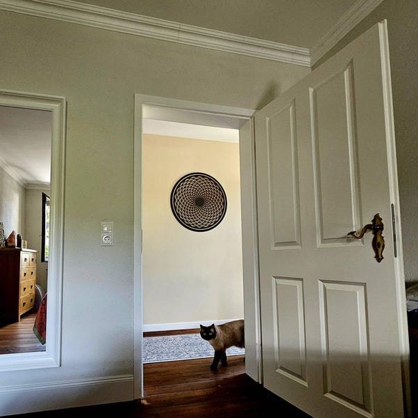 Infinity Mirror "Іnfinity Multiverse". Sacred Geometry Wall Art. - Etsy