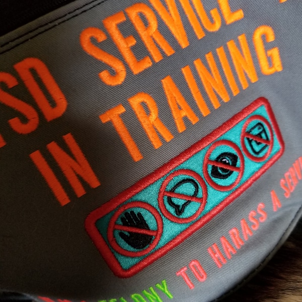 Patch, Sew-on, 4.5 Inch by 1.4 Inch Rectangle, 4 Symbols, No Touch - No ...