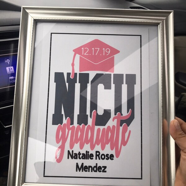 NICU Graduate Svg Dxf Eps Png Files for Cutting Machines Cameo Cricut ...