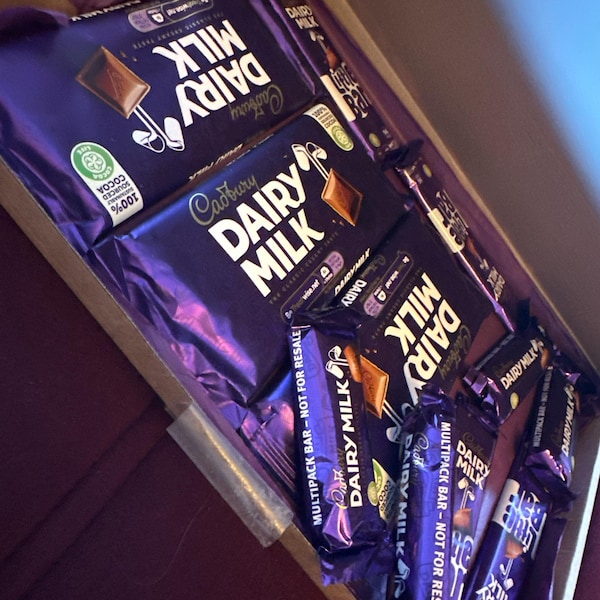 Milk Aero Chocolate Box Gift Hamper, Personalised Message, Ideal Treat ...
