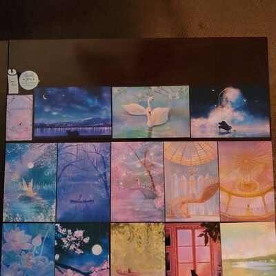 Art Postcard Set 4 Custom Art Postcards, Personalized Illustrated ...