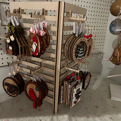 Ornaments and Keychains Display Svg File, Craft Market Display Svg ...