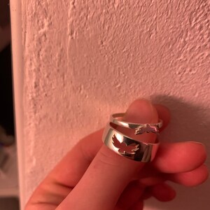 Silver Microphone Ring Music Wrap Ring Gift for Music | Etsy