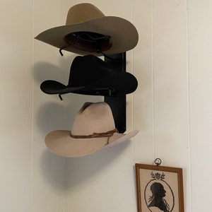 Cowboy Hat Stand With Genuine Horseshoe - Etsy