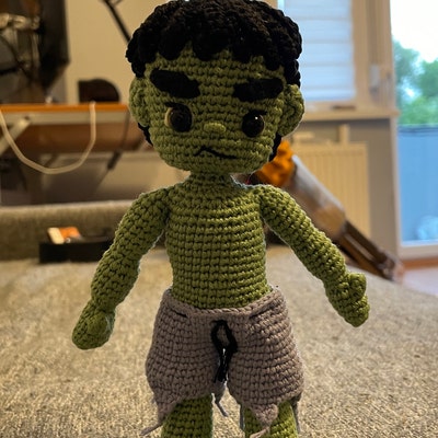 Hulk Crochet Pattern amigurumi, Crochet , Photo Tutorial - Etsy