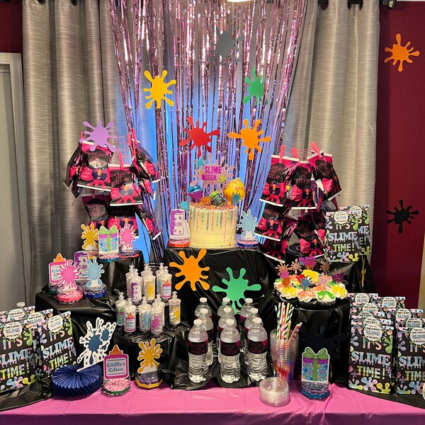 Slime Birthday Party Theme | Slime Bash | Slime Party Decor | Slime ...