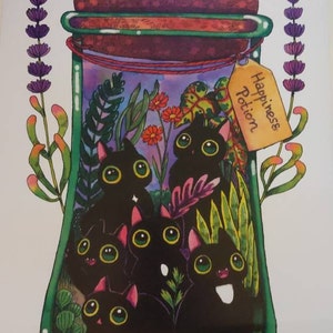 Happiness Potion Art Print - Etsy