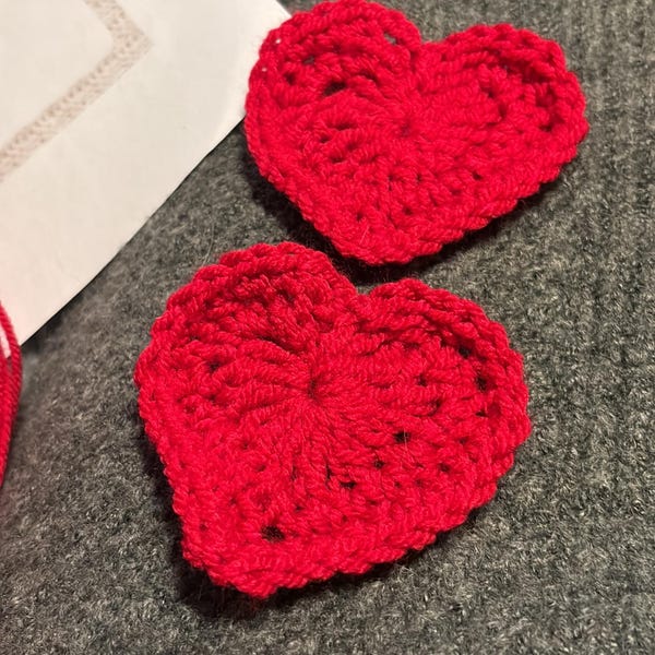 Easy Crochet Heart Pattern | Beginner-friendly PDF Tutorial | Quick ...
