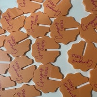 Wave Hanging Drink Tag Wavy Stemless Drink Tag Drink - Etsy Australia