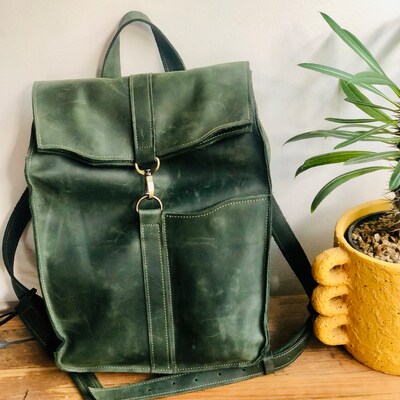 Handmade Leather Backpack Women,leather Backpack Woman,laptop Backpack ...