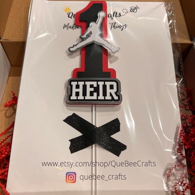 Jordan Cake Topper-jordan Custom-jordan-sneaker Head-jordan Party ...