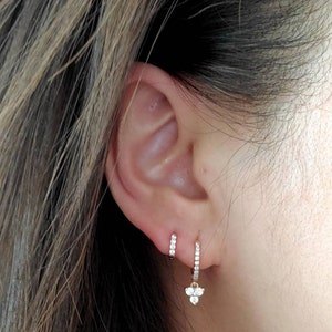 Cartilage Hoopcartilage Piercing14k Solid Gold Hoopshelix | Etsy