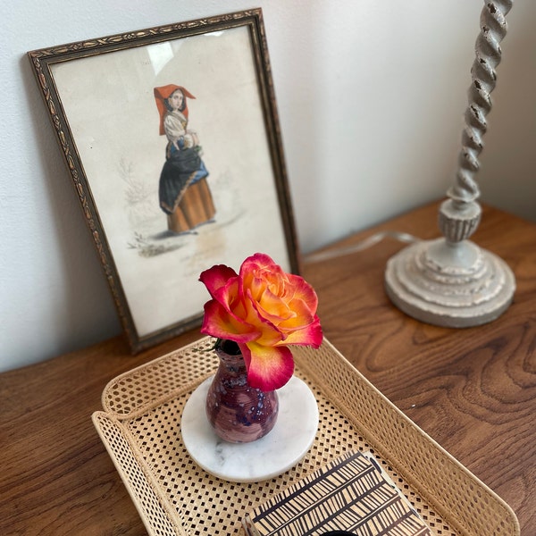 Vintage Red Wing Futura Dinnerware, Tampico Pattern, Mid Century Hand ...