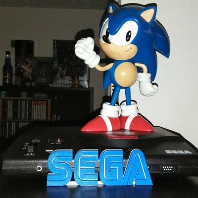 SEGA Video Game Logo Sign 6 in 3D Printed, Man Cave, Game Room, Shelf ...