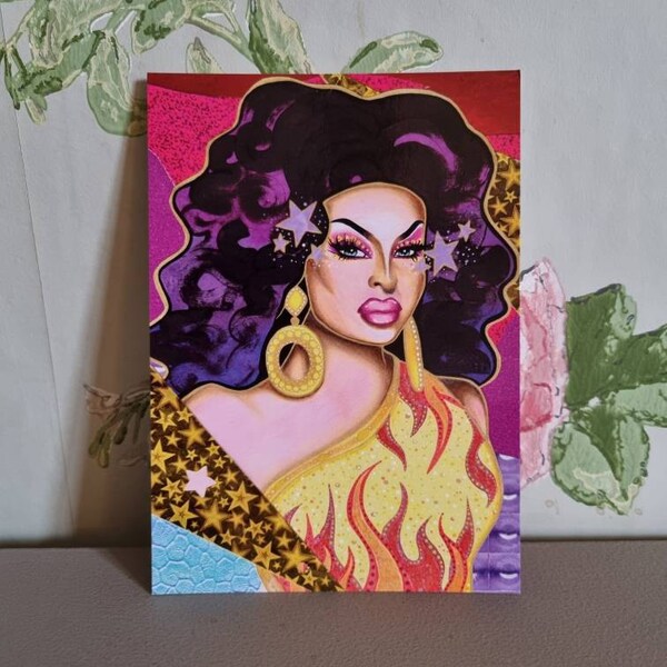 Jimbo 'AI Alien' Drag Race Art Print, Drag Queen Art Print Postcard - Etsy