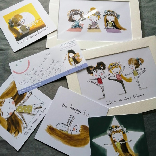 Postcards (set 1) by Cally Jane Studio - Etsy UK
