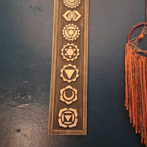 Chakras Wood Carving, Chakra Sign, Chakra Symbols, Meditation, Reiki ...