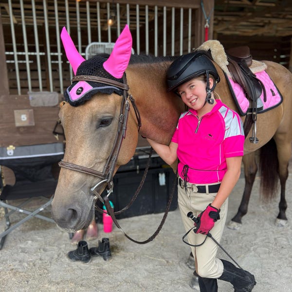 Equestrian Horse Riding Set With Horse Design Full Matchy Matchy Can't ...