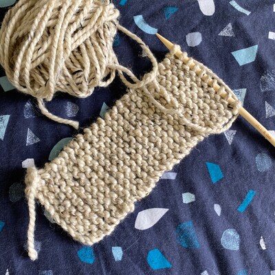 BEGINNERS KNITTING KIT, Beginners Simple Quick Knitting Pattern, Chunky ...