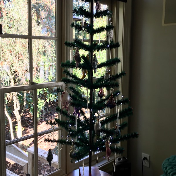 57” Authentic Christmas Goose Feather Tree - Etsy
