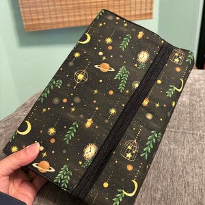 Wrap-around Book Cover Book Sleeve Padded Book Cover Fabric - Etsy