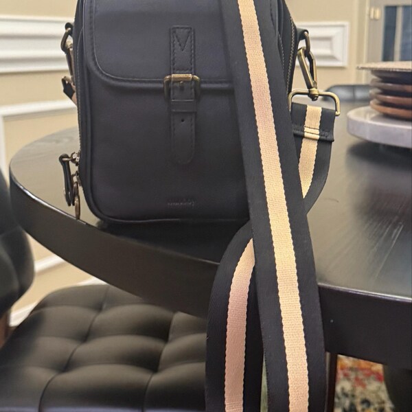 Extra Long, Adjustable Leather Crossbody Strap - 65" Max Length / 0.5 ...