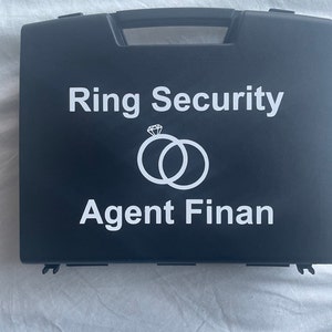 Personalised Ring Security Box, Ring Security Case, Wedding Briefcase ...