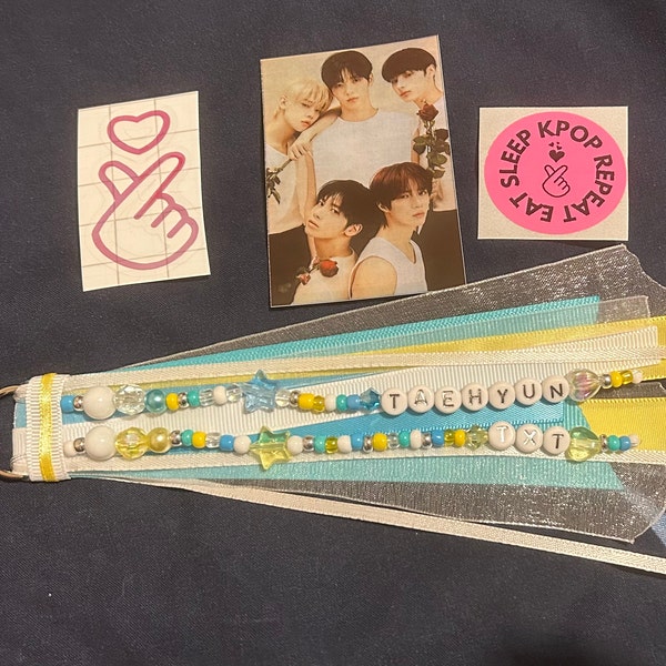 TXT Kpop Lightstick Tassel - MOA Moabong Accessory - Etsy