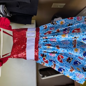 Inspire Sonic the Hedgehog Dress, Sonic Dress - Etsy