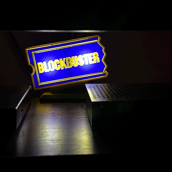 Blockbuster Lighted Sign - Etsy