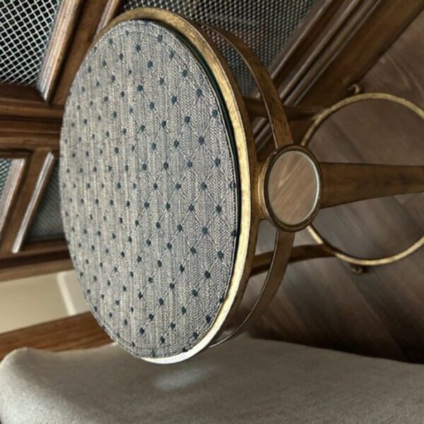 Round Table Topper Centerpiece Mat Multicolor Jacobean Floral Jacquard ...