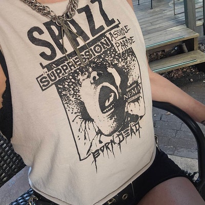 Deathly Fighter Unisex T-shirt R.U.G. Randy Uchida Group GISM Japanese Punk Heavy Metal Gauze ...