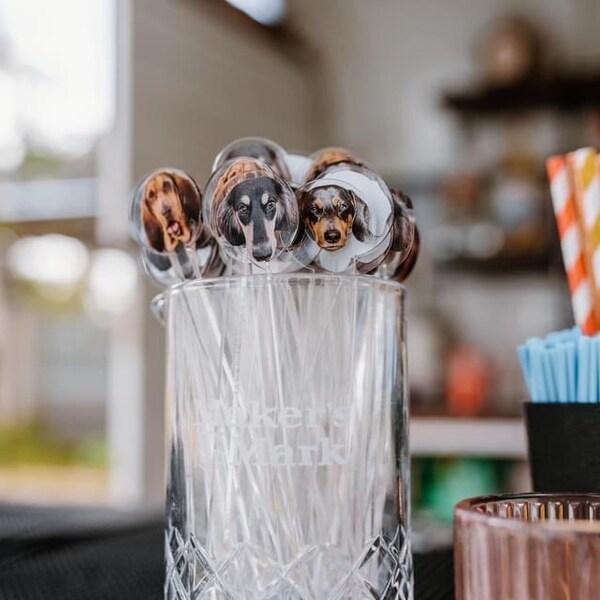 Dog Stir Stick for Wedding, Dog Drink Stirrer, Dog Signature Drink ...