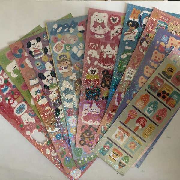 5pcs Deco Sticker Sheet | Polco Sticker | Sticker Sheet Pack | Korea ...