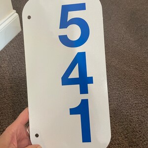 12x6 Reflective Custom Address Sign - Etsy