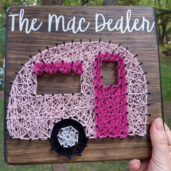 DIY Happy Camper String Art Kit - Etsy