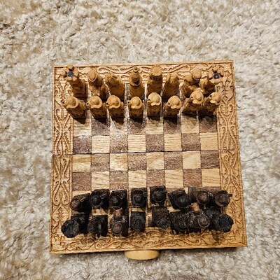Hand-carved Daldos: an Old Scandinavian Board Game for Your Handmade ...