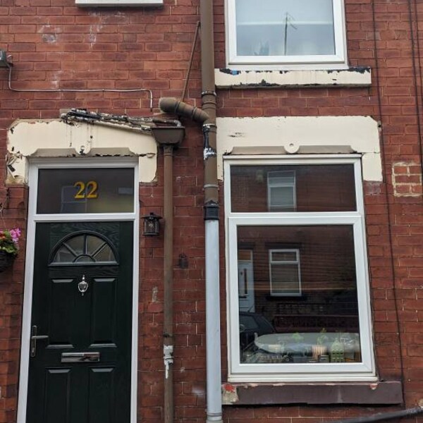 Gold Leaf Style Transom Fanlight Window Front Door Number, Victorian ...