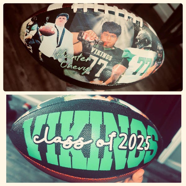 TEMPLATE Customizable Football Panel Template - Etsy