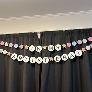 In My Birthday Era Banner Printable, Giant Friendship Bracelet Banner ...