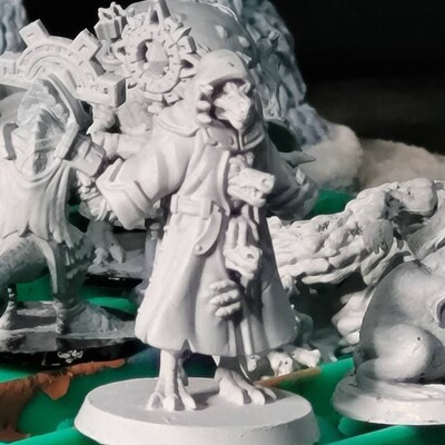 28-32mm Scale, Monk-copyist, Dnd, Dungeons and Dragons, Medieval ...