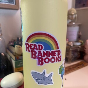 Read Banned Books Sticker - Etsy