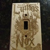 Lumos and Nox Light Switch Cover Wood - Etsy