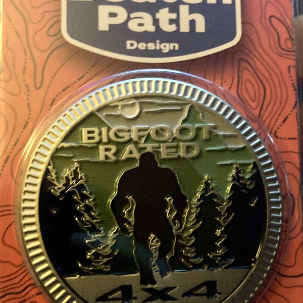 Bigfoot Rated | Metal Badge - Etsy