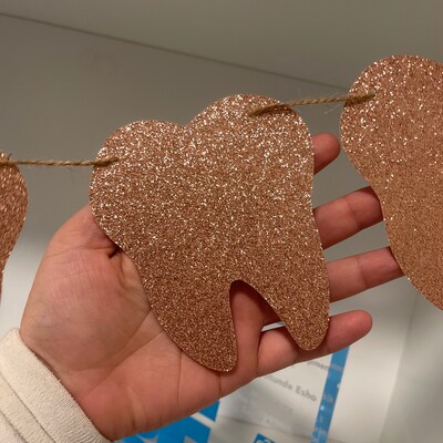 Tooth Banner, Smiling Tooth Banner, First Tooth Banner, Hanging Tooth ...