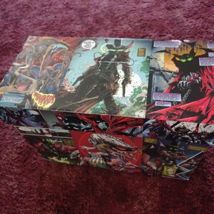 CUSTOM SPIDER-MAN Decoupage Comic Book Storage Box - Etsy