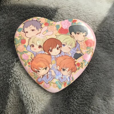 OHSHC Ouran High School Host Club Chibi Heart Holographic - Etsy