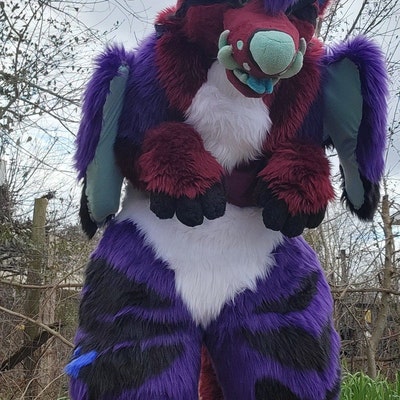 DIGITAL Digitigrade Bodysuit Pattern for Fursuits Sized Medium Female ...