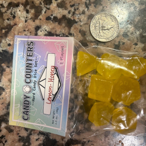 Wild Strawberry Candy Dice Play Set, Kohakutou Gummies, Dungeons and ...