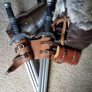 Dual LARP Sword Back Harness Double Sword Holder DK1055 - Etsy